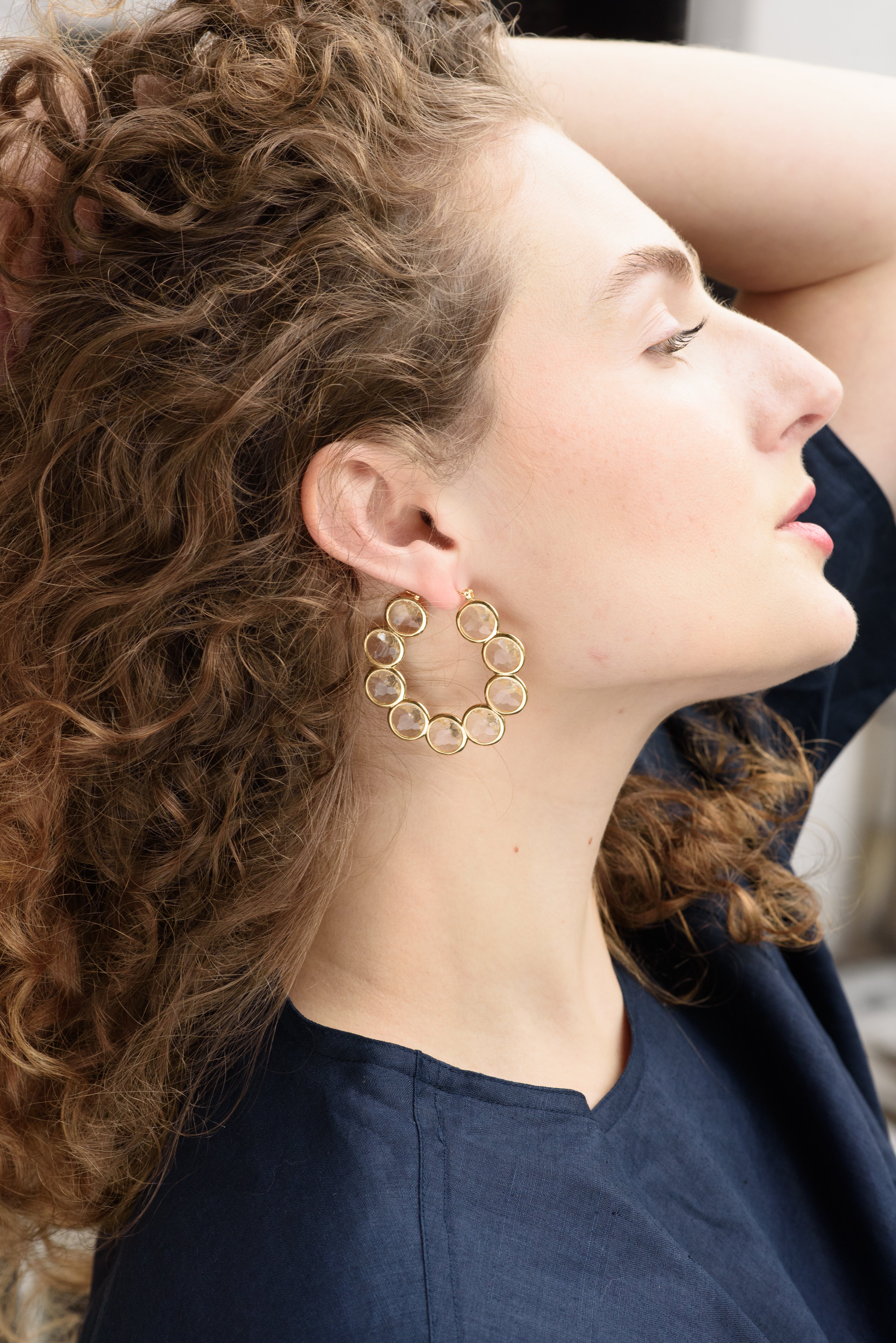 Everri Celestial Hoop Earrings Harmony and Infinite Possibilities in Every Circle